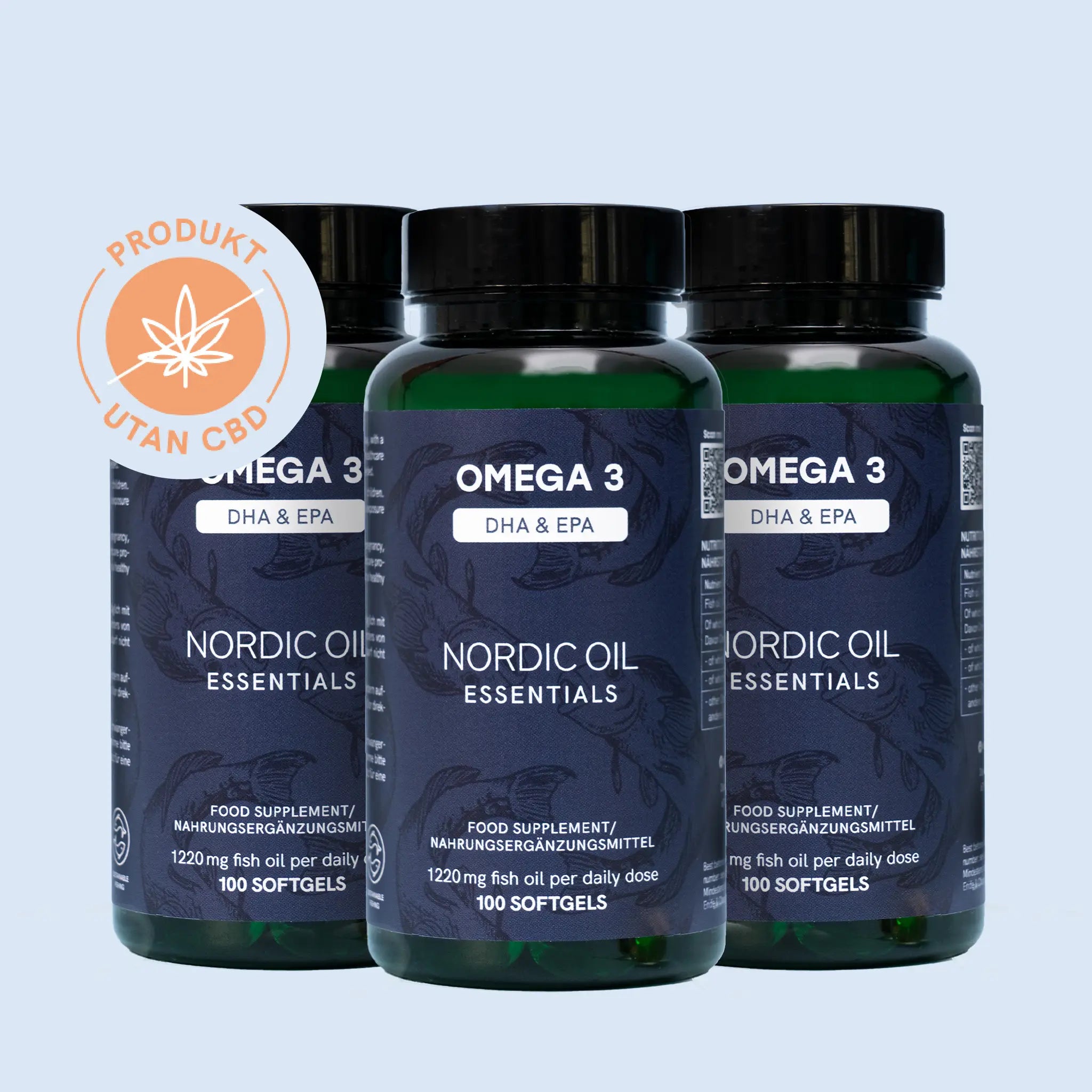 3 för 2 Omega 3-kapslar – Nordic Oil